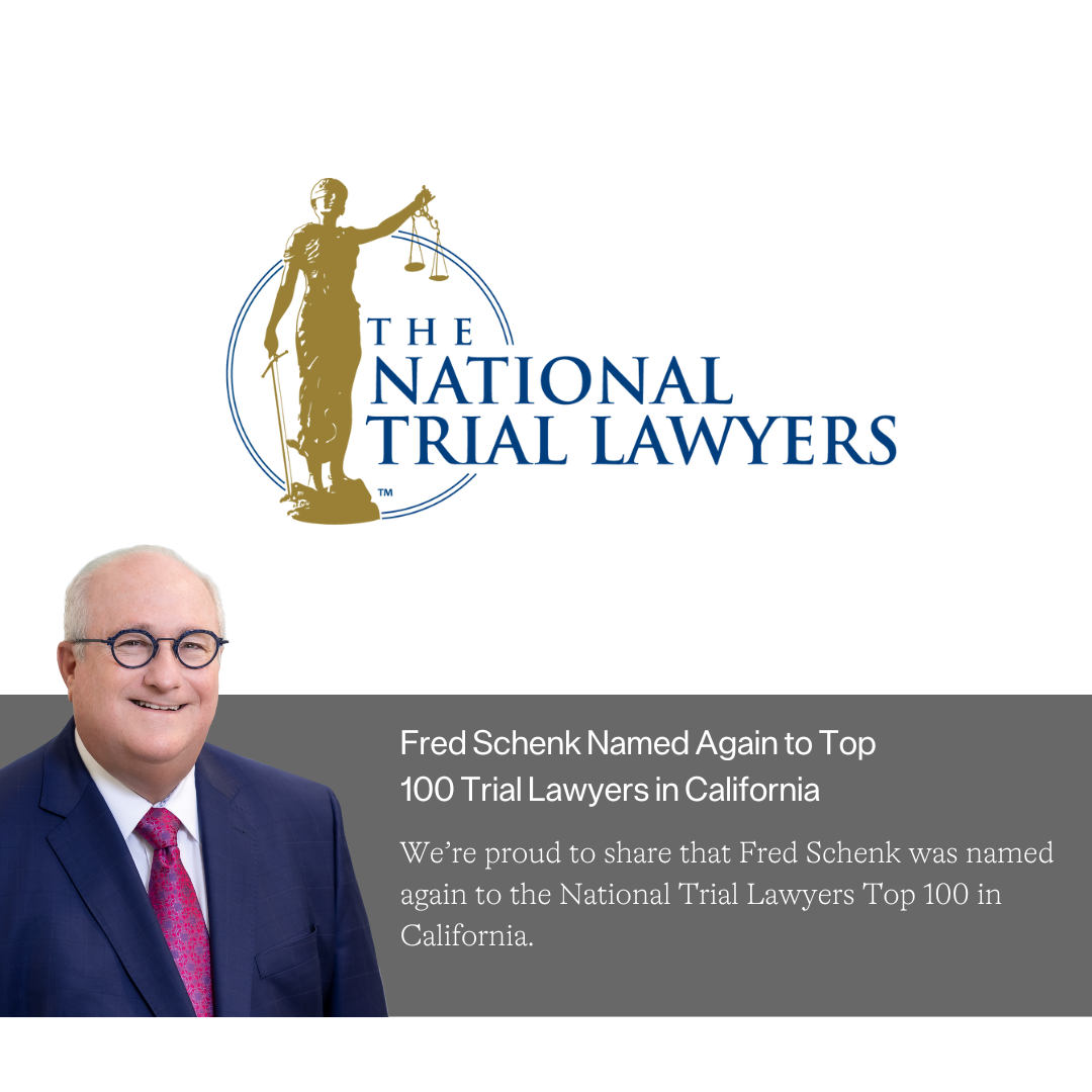 Frederick Schenk Named Again to National Trial Lawyers Top 100 in ...
